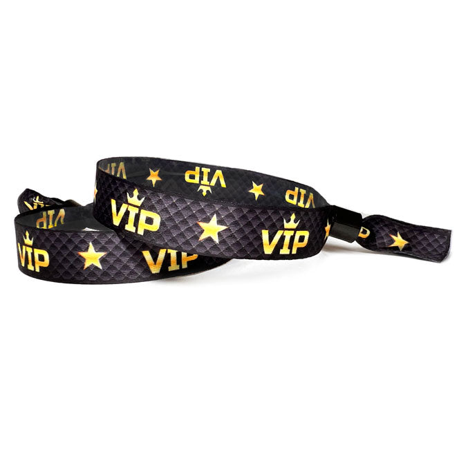 Full Color Cloth Wristbands | VIP | Backstage Supplies